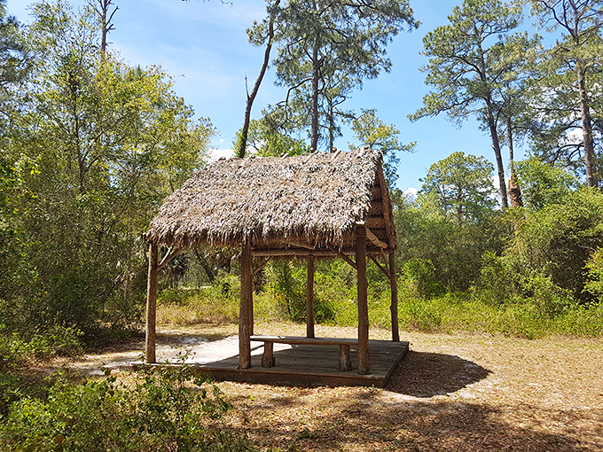 This traditional chickee hut offers a glimpse into indigenous architecture &ndash; Florida's original answer to beating the heat before air conditioning.