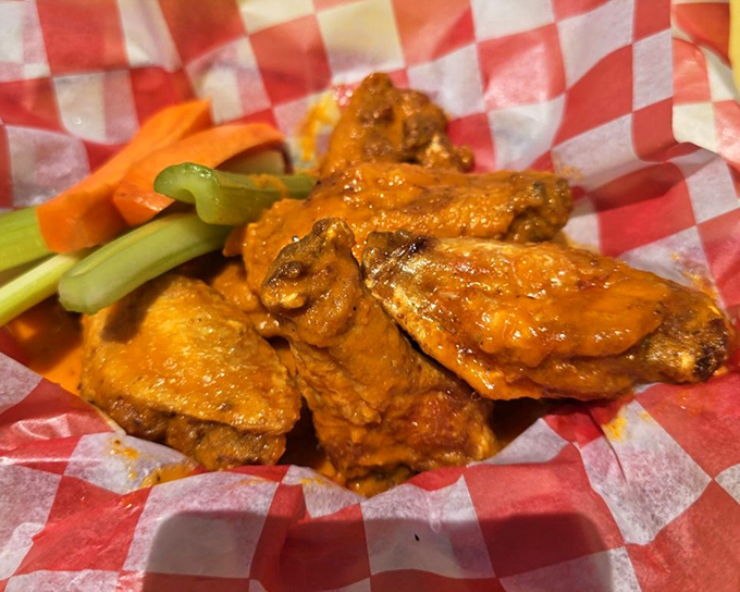 Wings that don't just bring heat, they bring personality &ndash; the daredevils of Woody's appetizer menu.