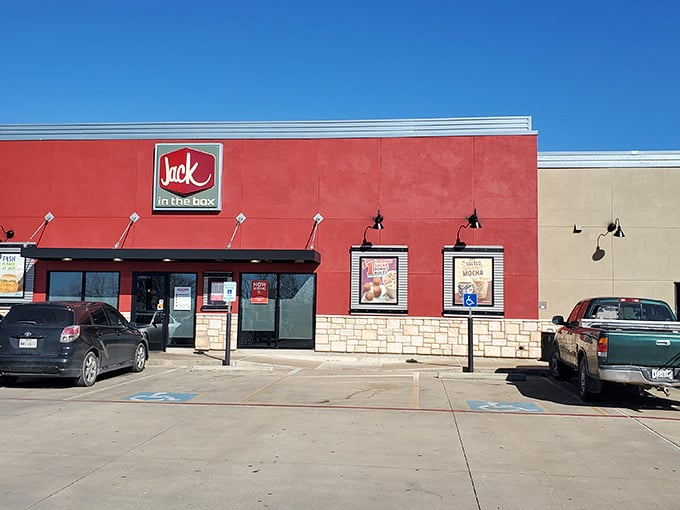 Even fast food joints like Jack in the Box make an appearance in Bastrop, offering familiar comfort food when cooking feels like too much effort after a day of exploring.