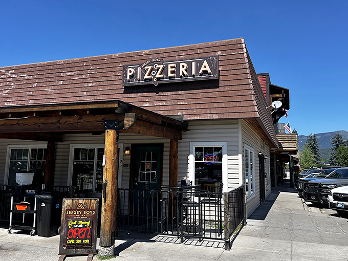 Jersey Boys Pizzeria proves that mountain towns understand good pizza too&mdash;because nothing satisfies post-adventure hunger like a perfect slice.