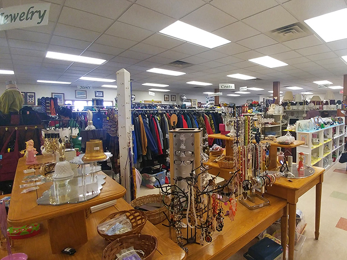 The jewelry counter sparkles with possibility &ndash; one person's "too flashy" becomes another's "statement piece" for less than the cost of dinner out.