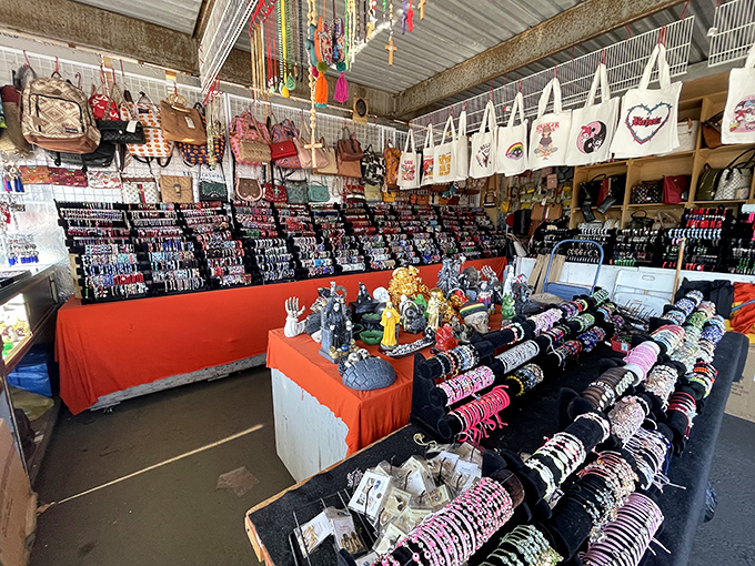 Accessories galore for the fashion-forward bargain hunter. More options than your streaming services, and considerably more tangible.