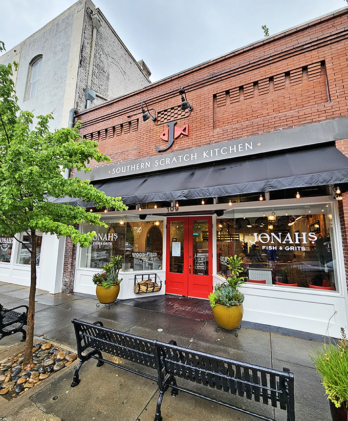 Jonah's Fish & Grits serves up Southern coastal cuisine in a charming storefront that promises comfort food elevated to art form.
