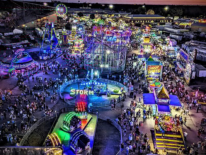 The Kansas State Fair illuminates the night with more affordable joy per square foot than any theme park, and with significantly shorter lines.