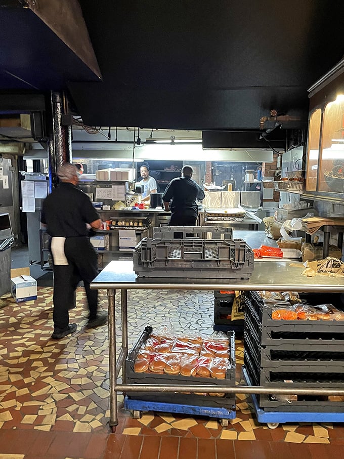 Where the magic happens&mdash;the kitchen that launched Memphis' dry rub revolution. Skilled hands prepare the next batch of legendary ribs.
