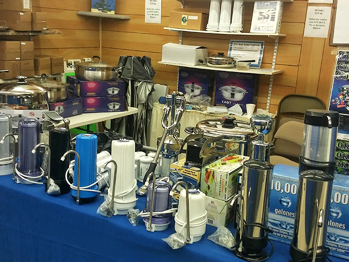 Kitchen gadget galaxy where coffee makers and water filters stand at attention. Someone's morning routine is about to get a serious upgrade.