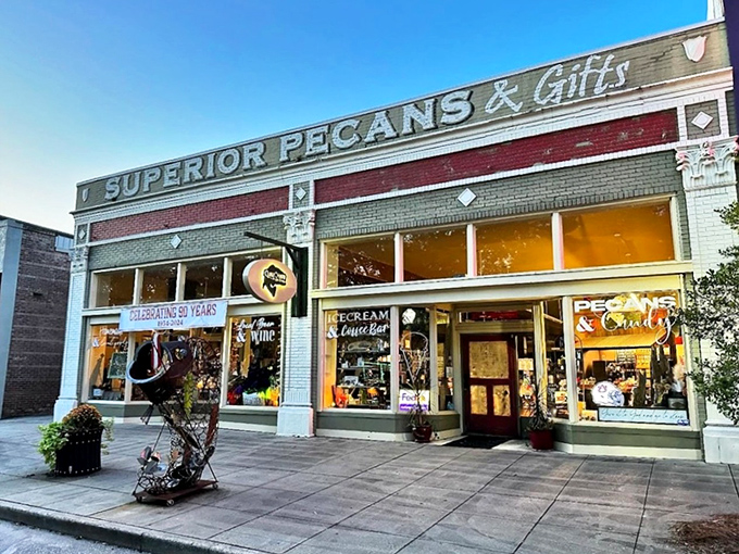 Superior Pecans & Gifts combines Southern staples with sweet treats, proving some shopping experiences are worth the calories.