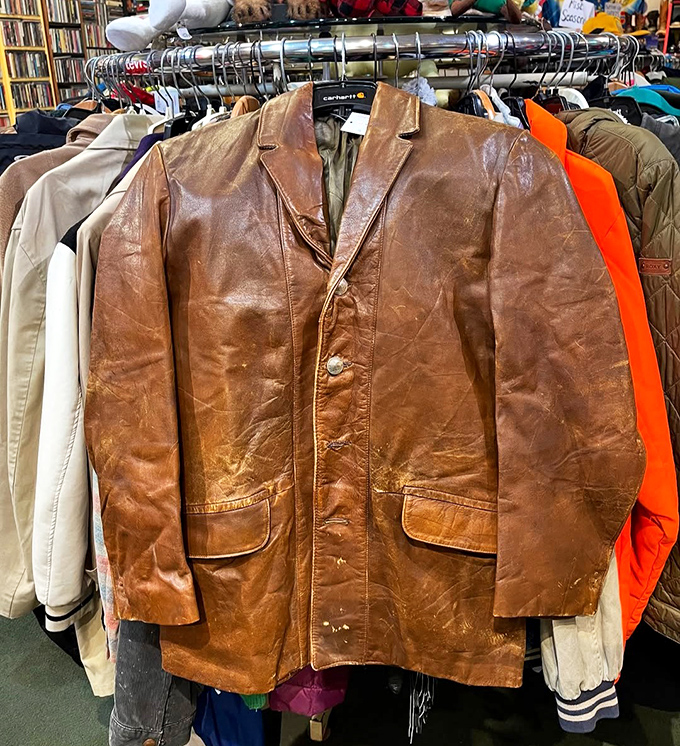 The leather jacket&mdash;nature's way of telling you that you're cool regardless of what decade you're in.
