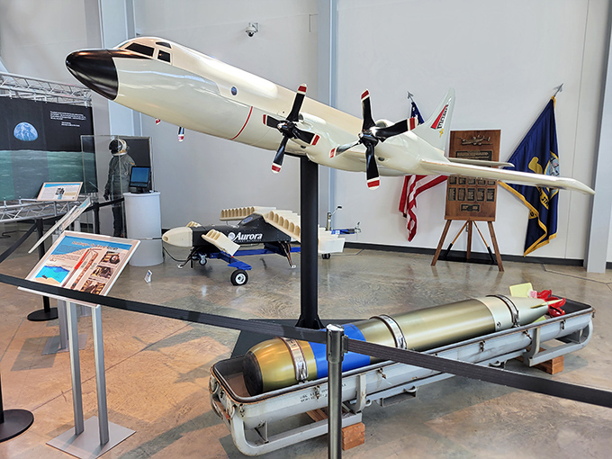 This sleek reconnaissance aircraft model demonstrates how form follows function in aviation design, with every curve and angle serving a strategic purpose.