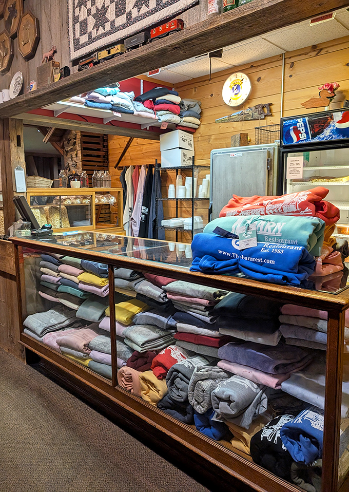 Beyond just a restaurant, The Barn offers a slice of Amish country to take home. Those quilts aren't just decorative&mdash;they're functional art.