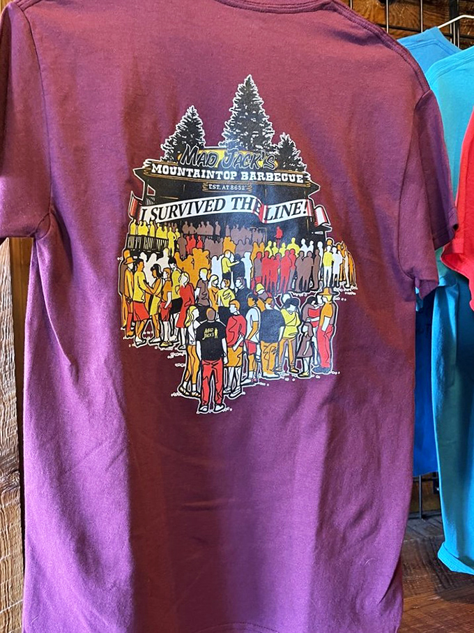 "I Survived The Line" isn't just merchandise&mdash;it's a badge of honor for those who understand that life's greatest pleasures are worth the wait.