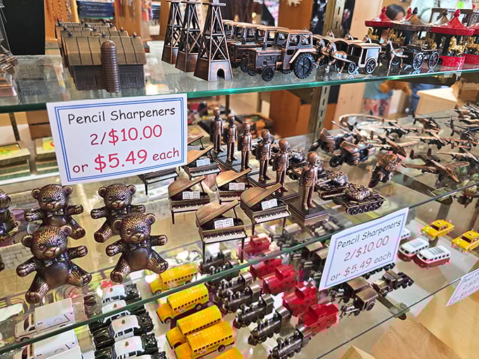 These aren't just souvenirs; they're conversation pieces that will have your houseguests asking, "So tell me about this windmill pencil sharpener."