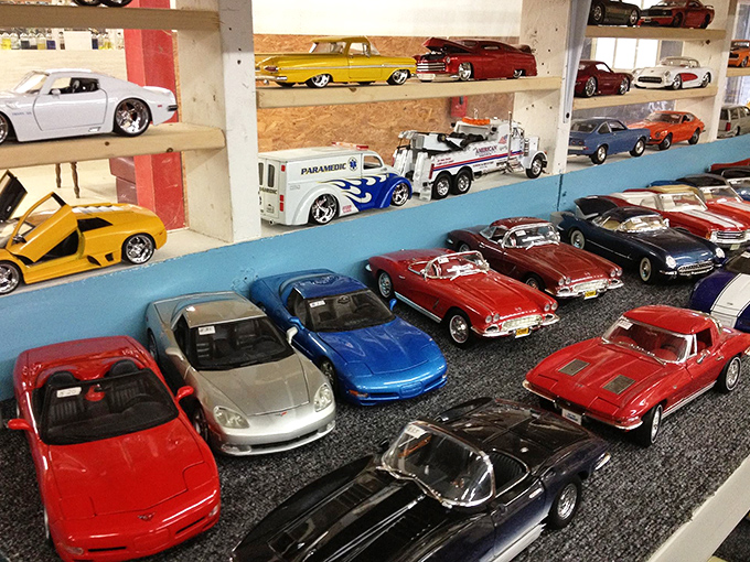 Miniature car collection that transforms grown men into wide-eyed eight-year-olds. Childhood dreams in adult-sized detail.