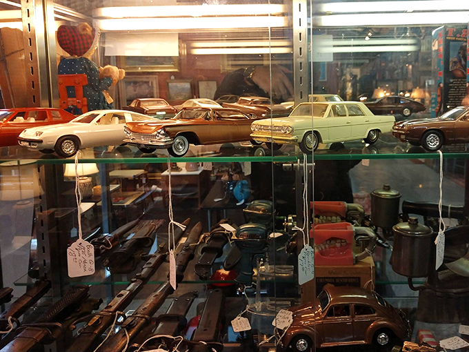 Miniature cars with maximum nostalgia value. Each tiny vehicle represents someone's first ride, dream car, or the getaway vehicle from their wedding.