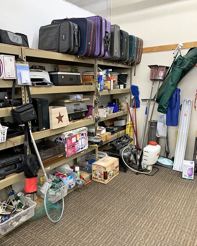 The miscellaneous section &ndash; where vacuum cleaners, luggage, and household gadgets enjoy their retirement before their encore performance.