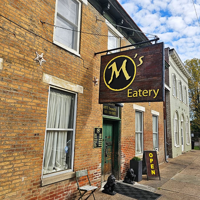 M's Eatery's unassuming storefront hides what locals already know: sometimes the best meals come from places without a marketing team.