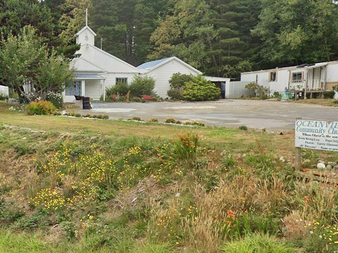The little white church with wildflower gardens proves that spiritual experiences at Nesika come in both architectural and natural varieties.