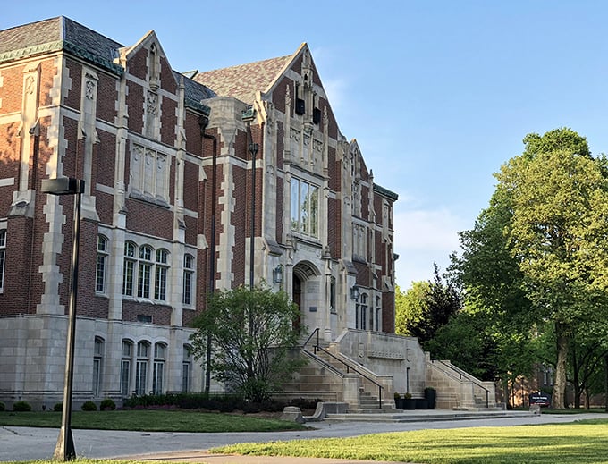 Ball State University's historic architecture reminds students and visitors alike that serious learning happens in seriously beautiful surroundings.