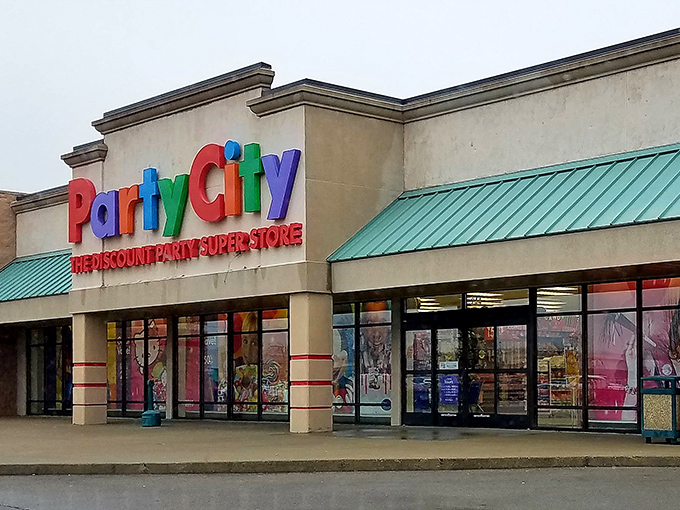 Party City's rainbow signage stands ready for life's celebrations&mdash;because Cape Girardeau knows how to mark every milestone properly.