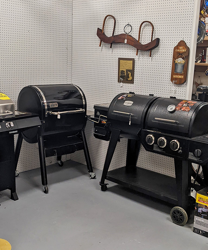 Red-lined pathways guide you through this labyrinth of memories. Each booth offers a different decade, a different collection, a different obsession.