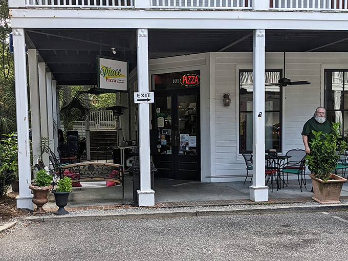 Piace Pizza proves you don't need fancy surroundings when you've got authentic flavor—just follow your nose to this local favorite.