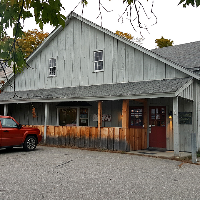 Pizza Stone's unassuming exterior hides what locals know &ndash; sometimes the best food comes from places that spend more time on recipes than renovations.