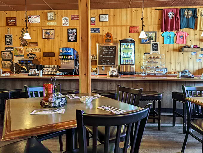 A dining room that feels like Minnesota's living room &ndash; unpretentious, welcoming, and ready to feed you like you're family.