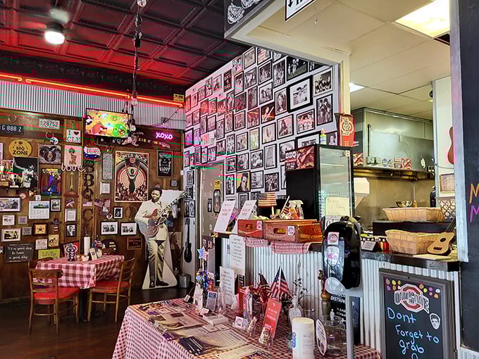 The ordering station where magic happens: point, order, and prepare yourself for some seriously good eating ahead.