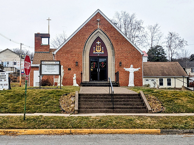 This charming brick church stands as Duncannon's architectural gem &ndash; its modest size inversely proportional to its community importance.