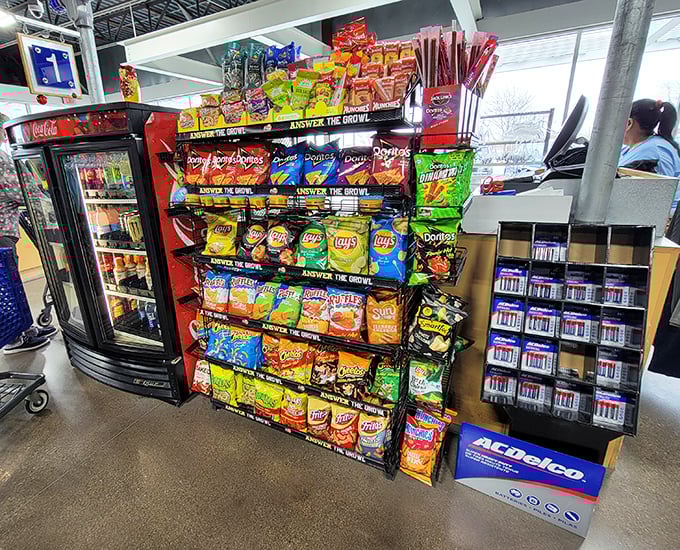 Even snacks await the hungry bargain hunter &ndash; because thrifting works up an appetite that only impulse-buy chips can satisfy.