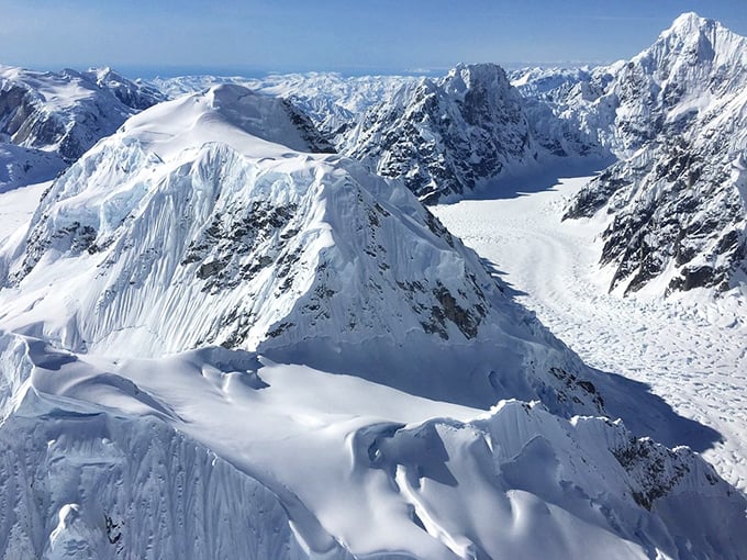 Denali's snow-sculpted ridges and glaciers &ndash; Mother Nature's ultimate ice palace that makes your freezer's ice-making abilities seem adorably inadequate.