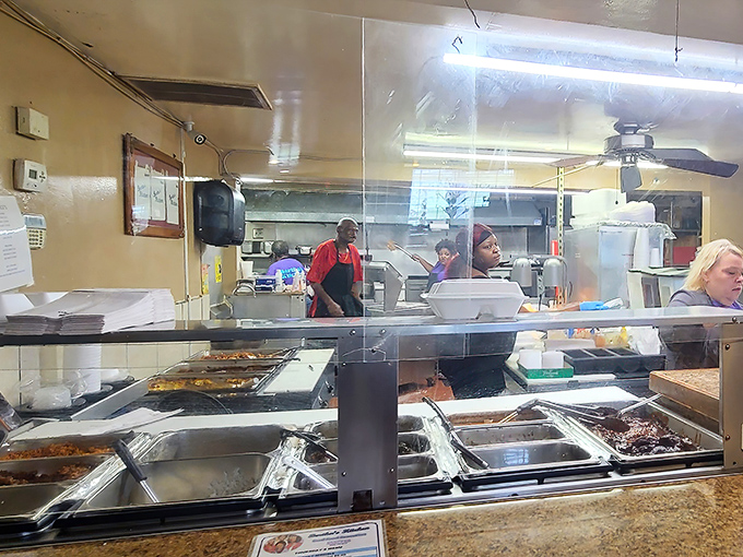 The staff works with the synchronized precision of people who know their food brings joy—and that hungry customers are watching their every move.