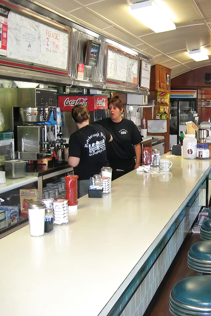 The heart of diner operations &ndash; where coffee flows freely and regulars don't need to specify "the usual."
