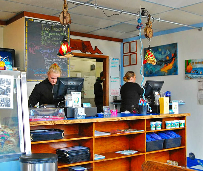 Staff who move with the efficiency of people who've been feeding hungry coastal visitors since before it was trendy.