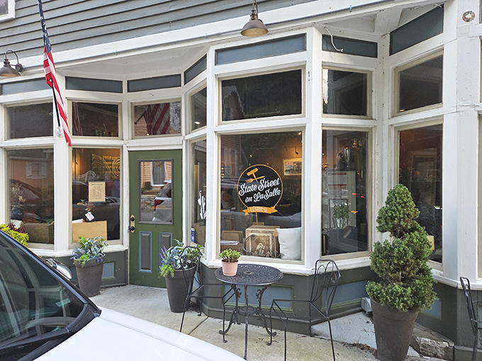 State Street's storefronts invite you to slow down and browse. Shopping here means conversations, not just transactions. 