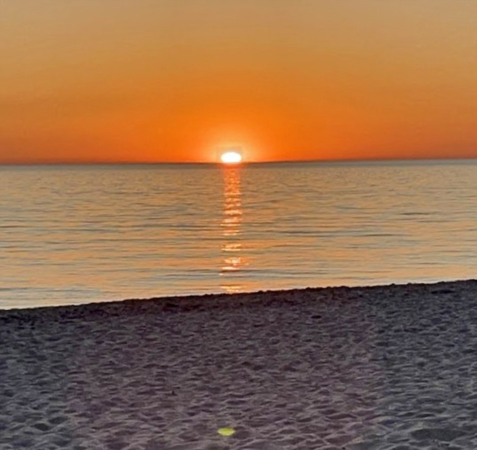 Lake Michigan sunsets don't need Instagram filters&mdash;they've been perfecting their color palette for thousands of years.