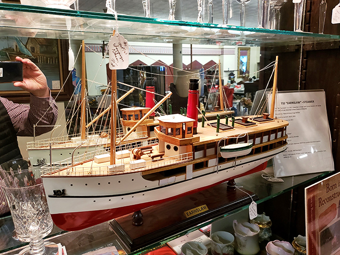 This meticulously crafted model steamer wouldn't look out of place in a maritime museum &ndash; or your home office conversation piece.