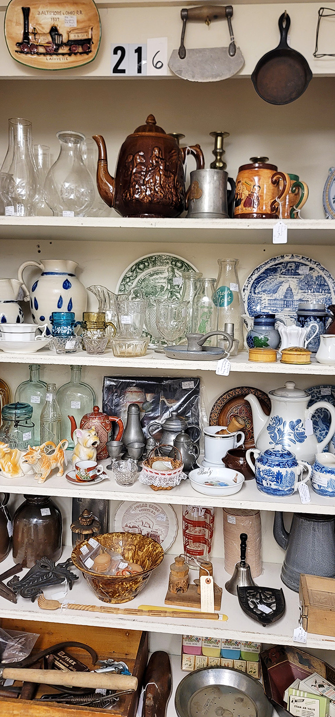 Teapots and pitchers that served countless conversations, now waiting for your kitchen counter to host their next chapter.