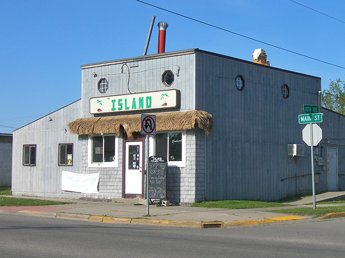 The Island Bar & Grill &ndash; where the only tropical thing might be the pineapple on your pizza, but the welcome is genuinely warm.