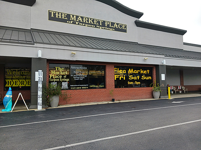 The Market Place of Tarpon Springs &ndash; where "just browsing" becomes "somehow I bought seventeen sponges and a Greek fisherman's hat."