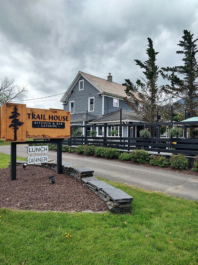 Trail House Kitchen serves hikers and locals alike in a blue clapboard cottage where Appalachian Trail tales are exchanged over locally-sourced meals.