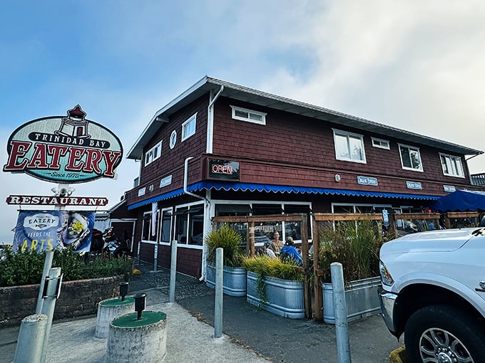 The Trinidad Bay Eatery & Gallery serves up ocean views with a side of local art. Come for the seafood, stay for the scenery.