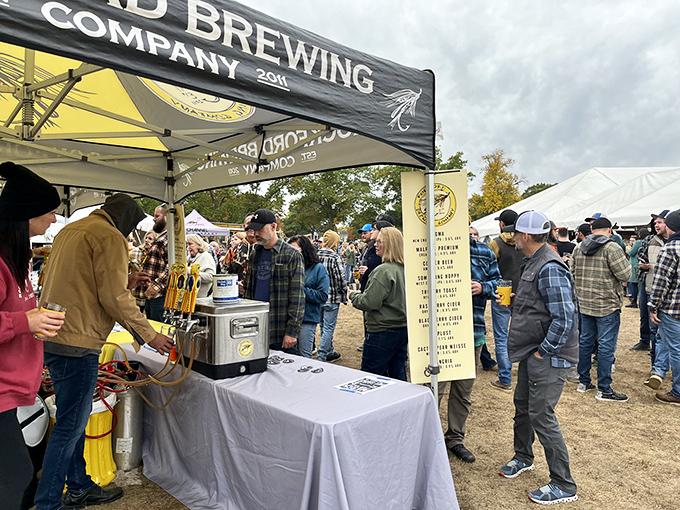 Craft beer enthusiasts gather under autumn skies at UPtoberfest, where local breweries showcase why Michigan's beer scene extends well beyond the Lower Peninsula.