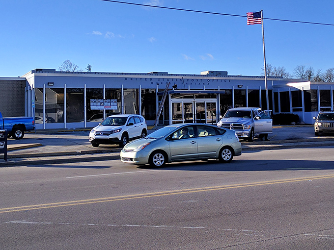 This unassuming post office has probably seen more love letters, birthday cards, and care packages than any social media platform ever will.