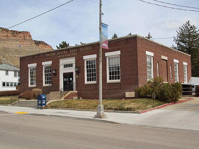 Helper's Post Office isn't just a place to mail packages&mdash;it's a community hub where locals exchange news that would never fit in the tiny boxes behind those brass doors.