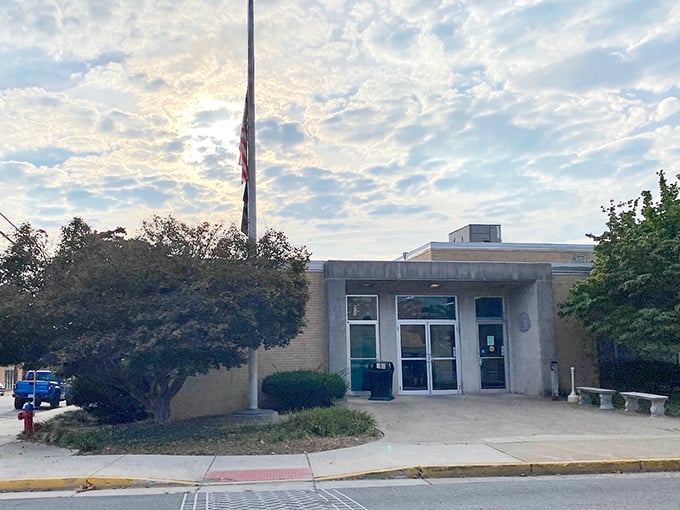 Even the post office looks dignified here, like government buildings from when they tried harder.