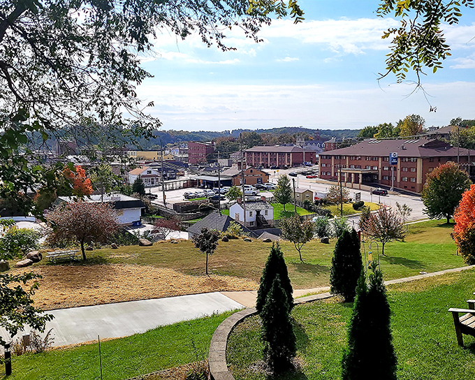 Autumn paints Hannibal in seasonal splendor, offering elevated views that showcase why this river town captivates visitors year-round.