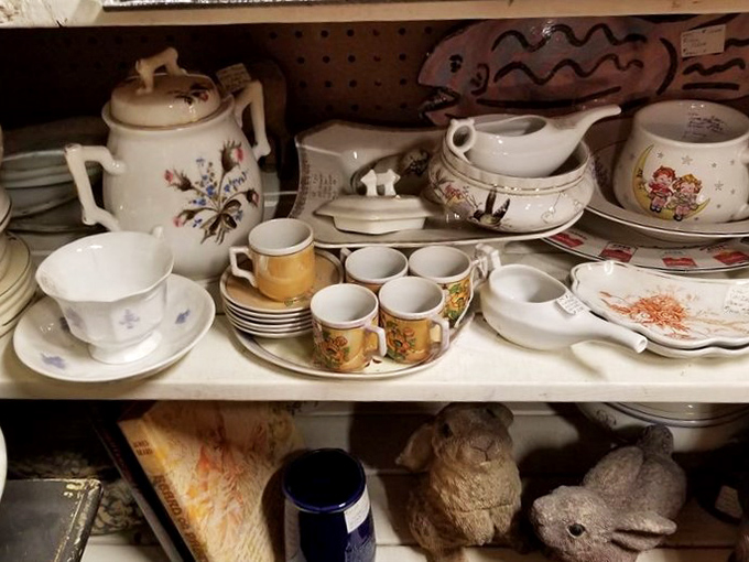 Vintage kitchenware that reminds us when teapots had character and cups told stories beyond corporate logos.