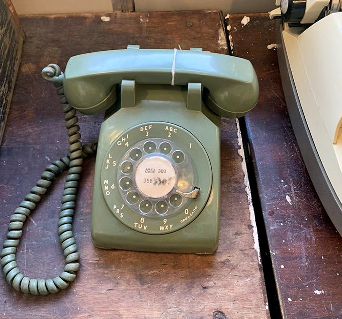 That rotary phone has dialed more romantic conversations and breaking news than any smartphone ever will. Just slower.