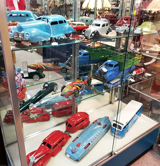 Toy cars that transport men of a certain age back to childhood living room floors. These vintage metal beauties were built to last&mdash;unlike today's plastic playthings.